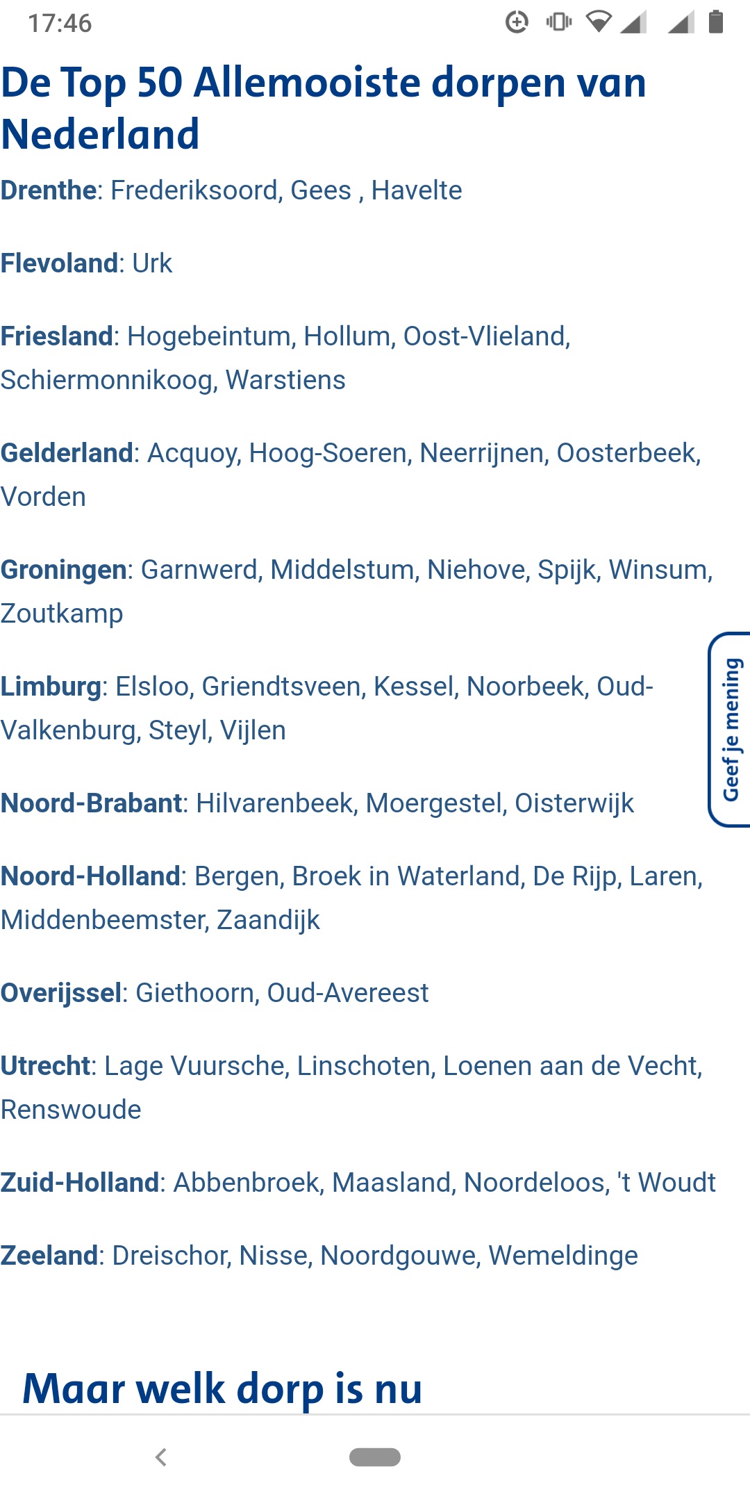Oisterwijk eindigt net achter Moergestel in ANWB Top 3 mooiste dorp van ...